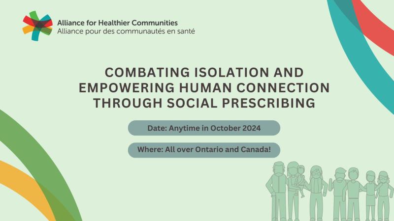 Social Prescribing for Human Connection | Alliance pour des communautés ...